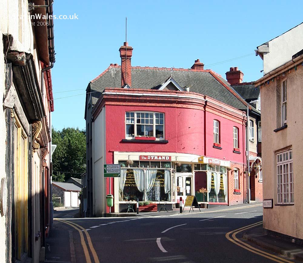 The Strand Cafe and Bookshop in Talgarth